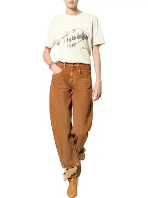 MARANT ETOILE Zewel T-shirt - Neutrals