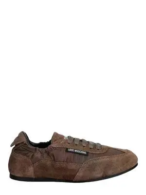 Moschino Lace-up Sneakers - Brown