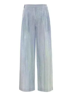 RAG & BONE Chappell Striped Wide-leg Trousers