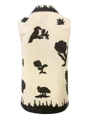 BIYAN Graphic-print Sleeveless Shirt