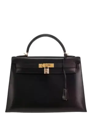 Hermès 2001 32 Kelly Tote Bag - Black