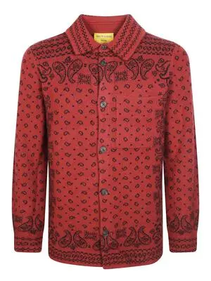Guest In Residence Cashmere Wild Rag Work Shirt - Rosso