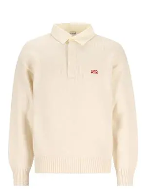 Loewe Polo Sweatshirt For - Ecru