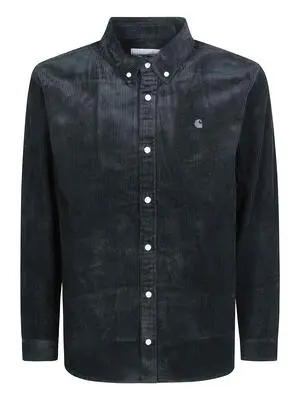 Carhartt Madison Cord Shirt - Nero