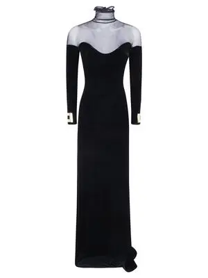 Elisabetta Franchi Elisabetta Franchi Women's Elegant Evening Gown Nero