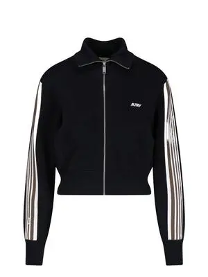 AUTRY Autry Cropped Zip-Up Track Jacket
