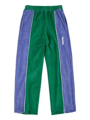 BOBO CHOSES Bobo Choses Block Terry Cloth Jogging Pants Green
