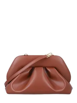 THE MOIRÈ The Moirè Medium Vegan Mini Clutch With Sculptural Soft Volumes & Removable Shoulder Strap