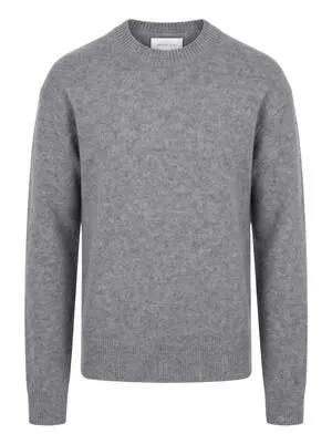 BERNER KUHL Drop Crew Boiled Wool - Grey