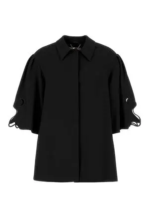 Blumarine Cady Oversize Blazer - Black