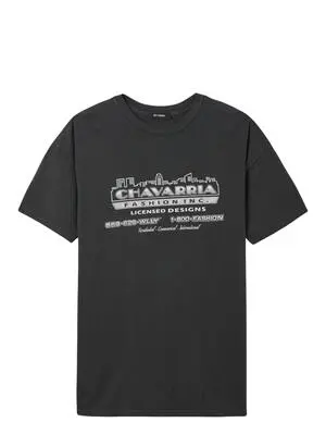WILLY CHAVARRIA Chavarria Licensed Designs Easy Tee 'pirate Black' Black