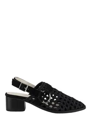 RAG & CO Rosalie Block Heeled Sandal In By - Black