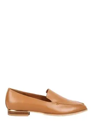 RAG & CO Richelli Metallic Sling Detail Loafers In Tan By - Brown