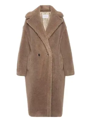 Max Mara Cashmere Teddy Bear Icon Coat Sand