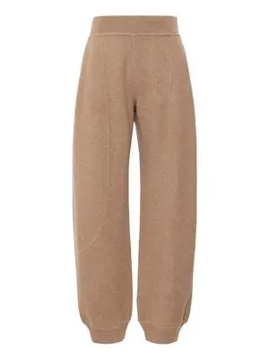 Max Mara Wool And Cashmere Jogging Trousers - Beige
