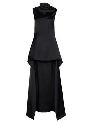 Max Mara Ruffle Dress - Black