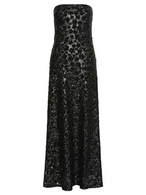 MAX MARA Embroidered And Sequinned Tulle Bustier Dress
