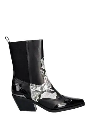 LIU JO Python-print Cowboy Boots