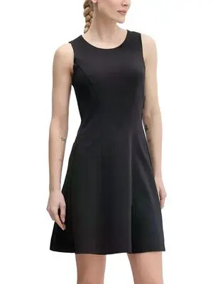 SPORTALM Sleeveless A-line Mini Dress - Black