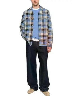 Guest In Residence Curved-hem Sweater - Blue