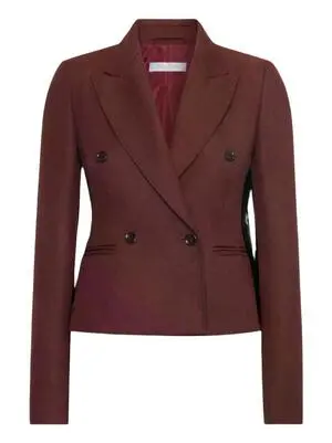 Max Mara Double-breasted Peak-lapel Jacket - Red