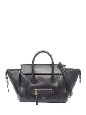 Celine 2010s Small Luggage Tote Bag - Black