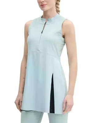SPORTALM Zip-up Sleeveless Mini Dress - Blue