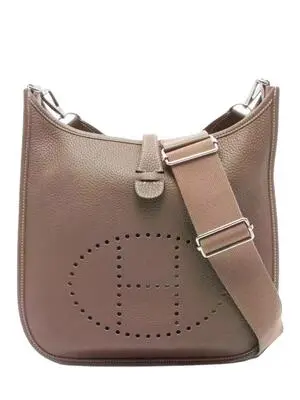 Hermès 2021 Pm Evelyn 3 Troyes Shoulder Bag - Brown