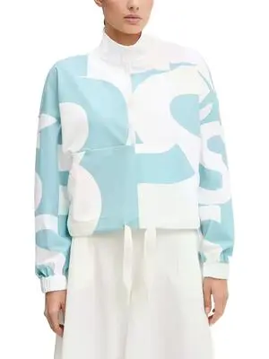 SPORTALM Logo-print Drawstring Jacket - Blue