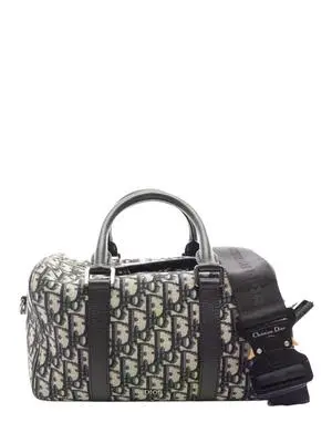 Dior 2010s 26 Lingot Oblique Tote Bag - Blue