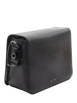 Off-White 2010s Diagonal Binder Shoulder Bag - Black