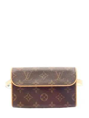 LOUIS VUITTON 2004 Pochette Florentine Monogram Belt Bag - Brown