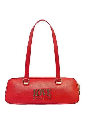Moschino Logo-plaque Tote Bag - Red