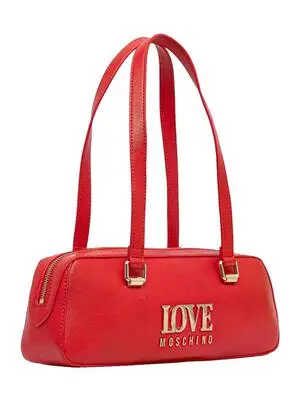 Moschino Logo-plaque Tote Bag - Red