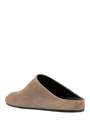 Officine Creative Babouche Suede Mules - Neutrals