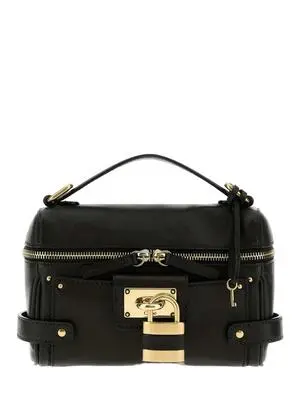 Chloé Leather Vanity Handbag - Black