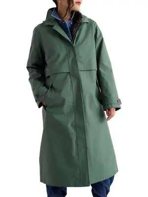 SEASALT CORNWALL Sea Lights Waterproof Trench Coat - Light Coppice