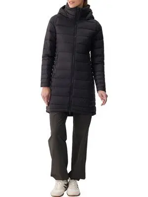 LOLE Clara Water Repellent 650 Fill Power Down Puffer Jacket Black