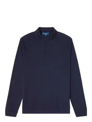 ROBERT TALBOTT Wesley Cashmere Blend Quarter Zip