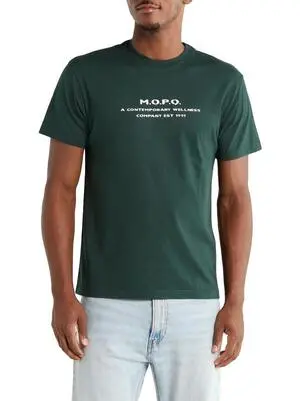 MUSEUM OF PEACE & QUIET Wellness Co. Crewneck T-shirt - Pine