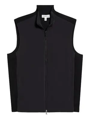 Nordstrom Mixed Media Insulated Knit Vest - Black