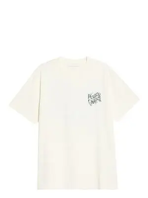 MUSEUM OF PEACE & QUIET Warped Short Sleeve Crewneck T-shirt - White
