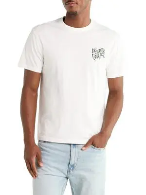 MUSEUM OF PEACE & QUIET Warped Short Sleeve Crewneck T-shirt - White