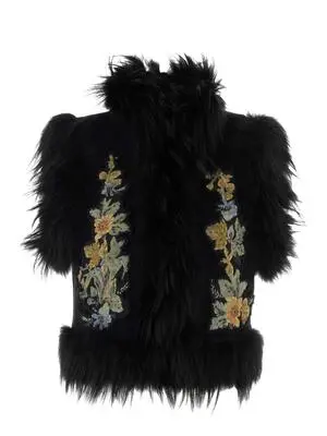 Fendi Gilet Panno + Floral - Multicolor
