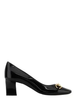 Gucci Leather Signora Pumps - Black