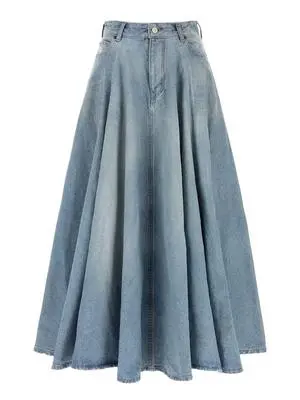 Balenciaga Balenciaga Women Denim Skirt Blue