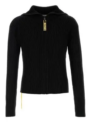 Fendi Wool Blend Cardigan - Black