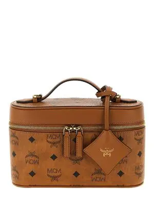 Mcm Small 'aren' Vanity Case Crossbody Bag - Brown