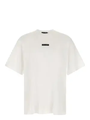Dolce & Gabbana Logo Patch T-shirt - White