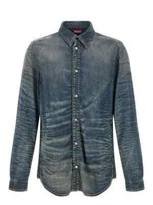 DIESEL® D-synar-fsj4' Shirt - Blue